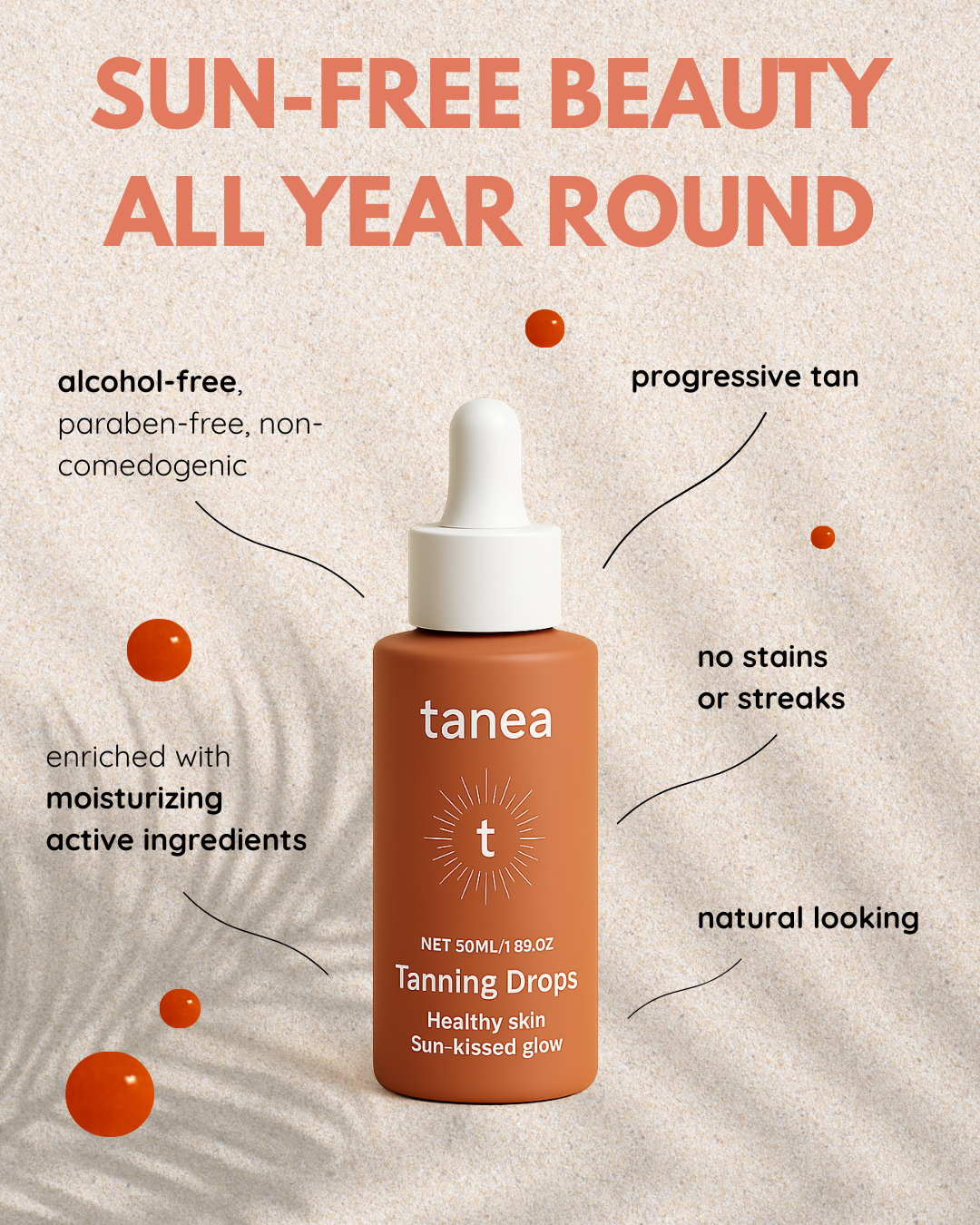 Tanea Sunless Tanning drops – justebeauty